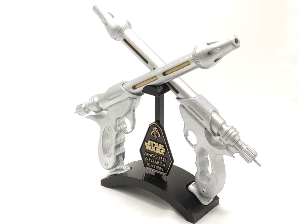 Jango Fett WESTAR-34 Mandalorian Blasters - 3D Fandom